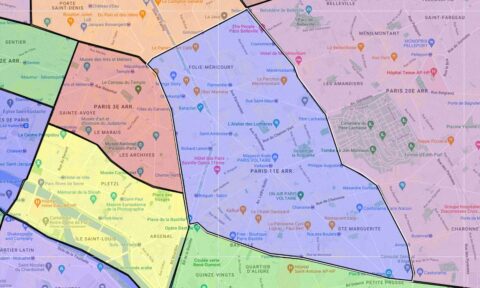 Paris 11eme arrondissement - Plan Paris