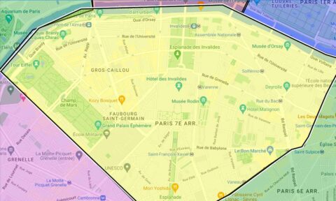Paris 7eme arrondissement - Plan Paris