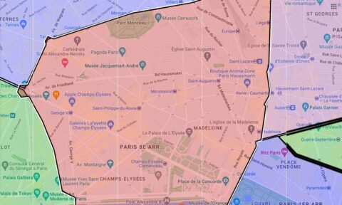 Paris 8eme arrondissement - Plan Paris